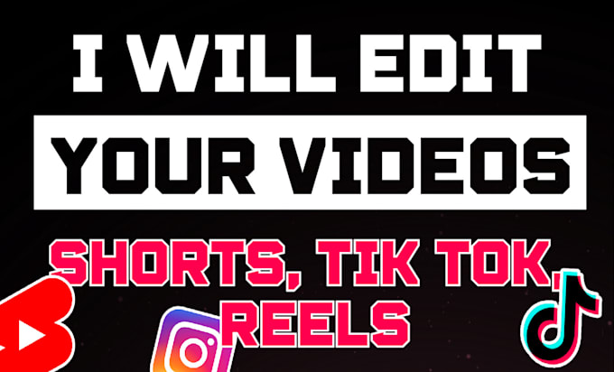 Edit your shorts, tik tok, reels for social networks by Nvcprod | Fiverr