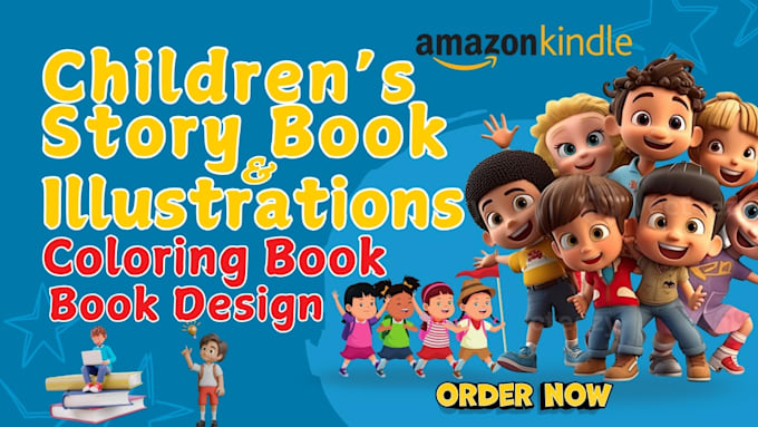 Children story book illustration kids illustration design kids workbook ...