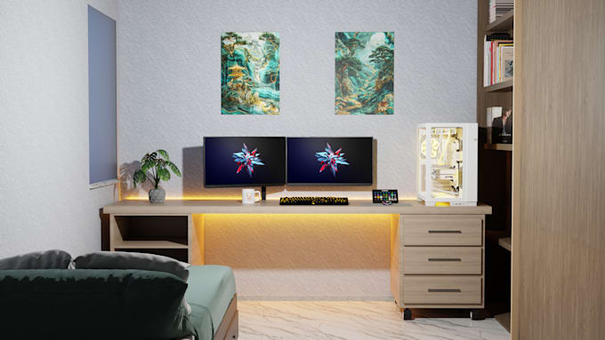 3d design and render your own personal room or workspace by ...