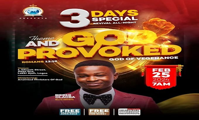 Design stunning church flyers, christian event posters, and ministry ...