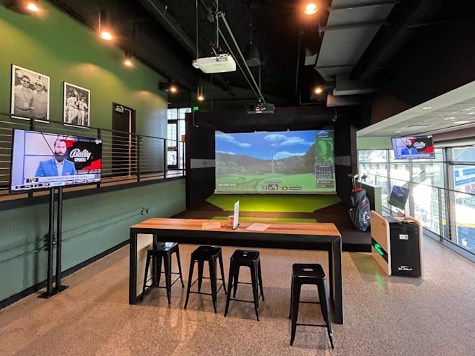 Recreate 3d golf simulator,sport bar interior,cgi virtual golf course ...