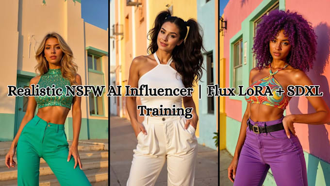 Train flux lora nsfw ai influencer models for stable diffusion realistic ai art by Iyiola_mikky5 ...