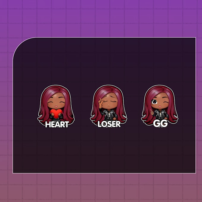 Design animated emotes and sub badges for twitch, kick, and discord by ...