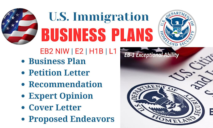 Write uscis business plans petition letter expert opinion letter for eb2 niw h1b by Legal ...
