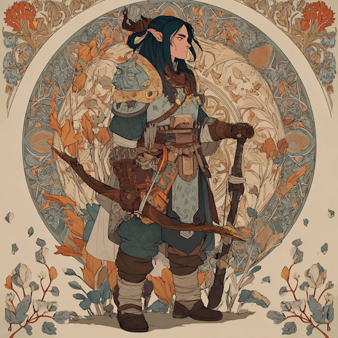 Create children illustration, dnd character design by Omanzee93 | Fiverr