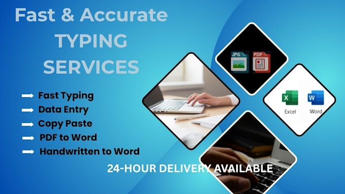 Accurate typing, copy paste, data entry work by Imashaakithma | Fiverr