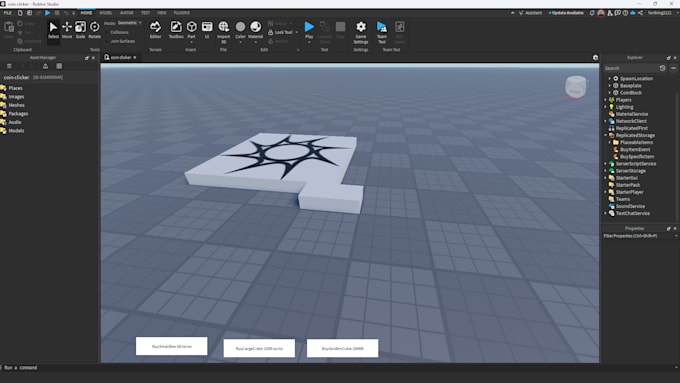 Do roblox game coding and scripts for games by Seths_account | Fiverr