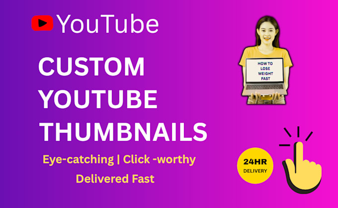 Design eye catching youtube thumbnails that boost clicks by Mehdi_ahsan09 | Fiverr