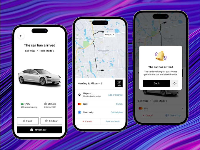 Develop taxi booking app ride sharing app gojek uber clone app by Femmytech41 | Fiverr