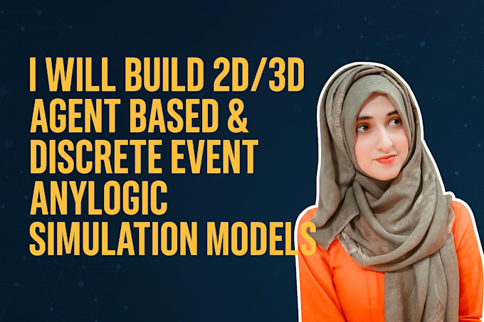 Build 2d and 3d agent based and discrete event anylogic simulation models by Malaikaashra121 ...