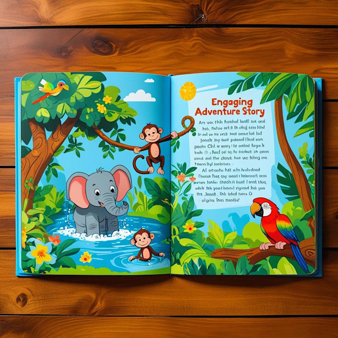 Write and illustrate children storybooks by Thetales_studio | Fiverr