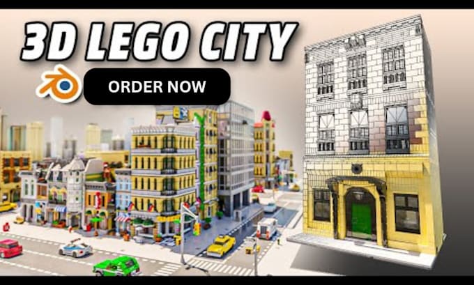 Create stunning 3d lego animation 3d character design 3d lego design 3d ...