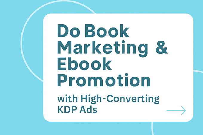 Do book marketing and ebook promotion with high converting kdp ads by ...