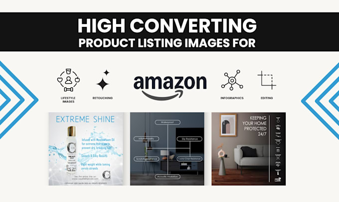 Design high converting amazon product listing images and infographics ...