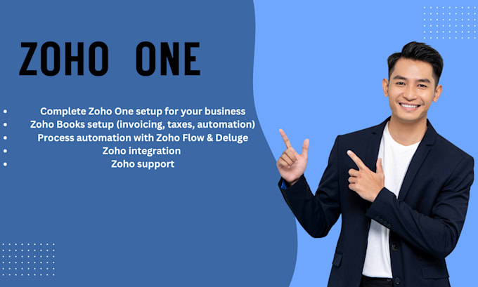 Zoho one developer custom solutions across the zoho suite by Mryam_zohoexprt | Fiverr