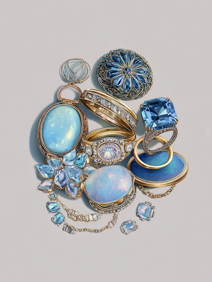 Design for your jewelry collection with amazing hand sketch by ...