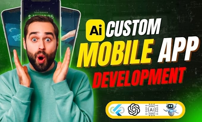 Build ai mobile applications with chatgpt, flutter for android and ios by Umarfarooq1504 | Fiverr