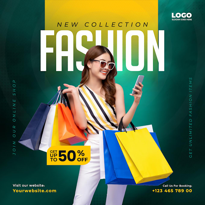 Design modern and eye catching fashion social media posts, by Mijanur ...