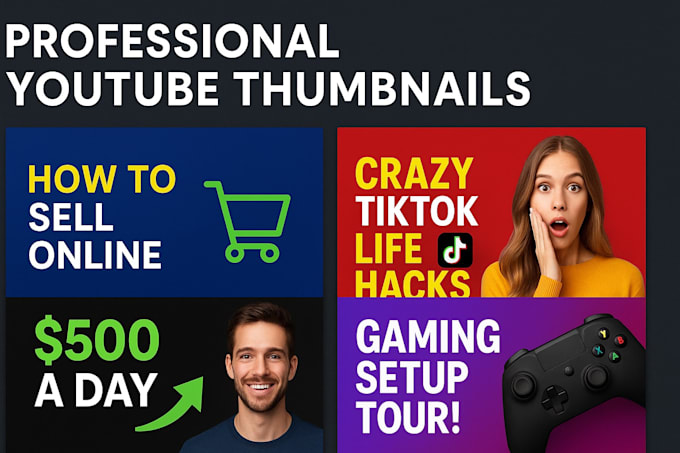 Design beautiful youtube thumbnails that get clicks by Umairchronicle ...