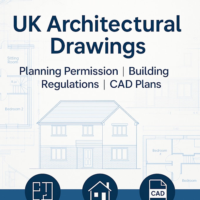 Draw uk architectural drawings, building regulations, and planning ...