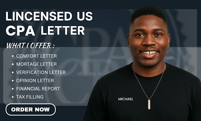 Write cpa verification letter cpa audit us cpa letter cpa comfort ...
