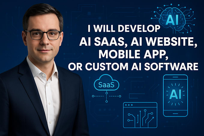 Develop ai saas, ai website, mobile app, ai app or custom ai full stack ...