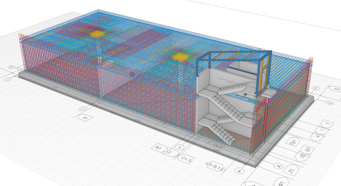 Create the cad drawings of residential and industrial building ...
