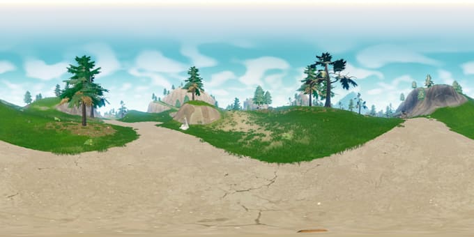 Make a panoramic of a fortnite map scene by Twancraft | Fiverr