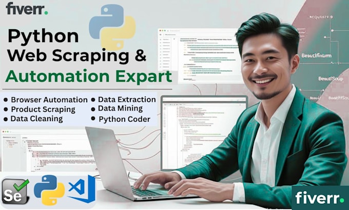 Do Web Scraping Data Extraction And Browser Automation Using Python