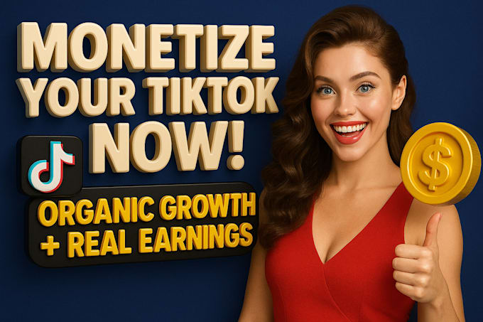 Fully monetize your tik tok account creator rewards program by Joyia_786 | Fiverr