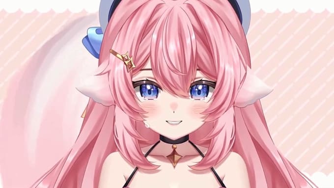 Draw and rig live2d model, 2d vtuber model, anime vtuber model, vtuber ...