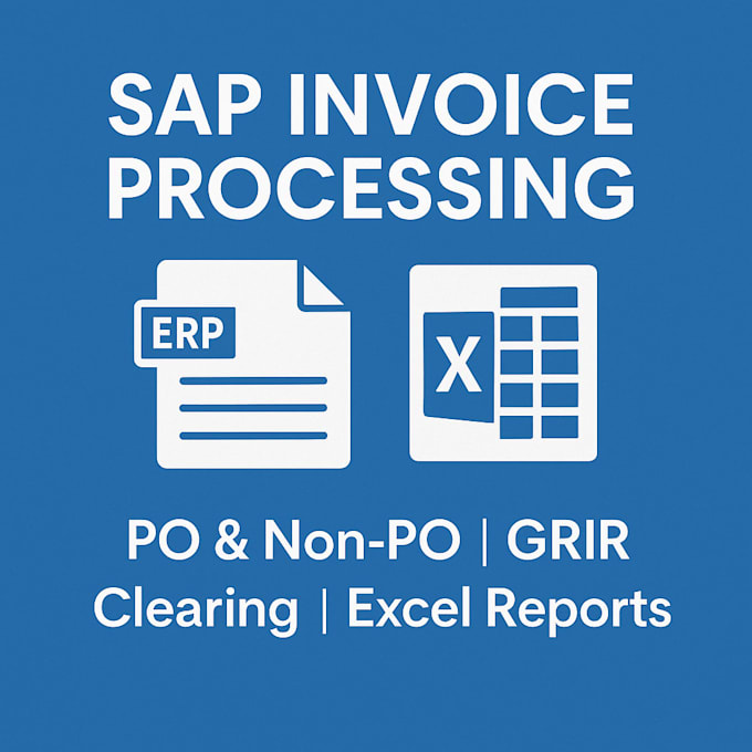 Process invoices and manage accounts payable using sap by Kausipurushoth | Fiverr