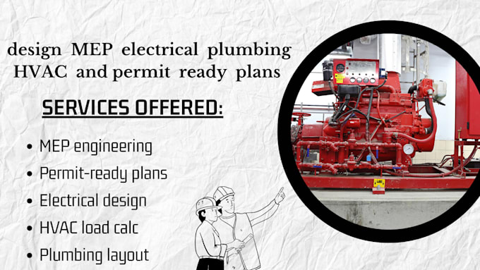 Design mep, electrical, plumbing, hvac, and permit ready plans by Enger ...