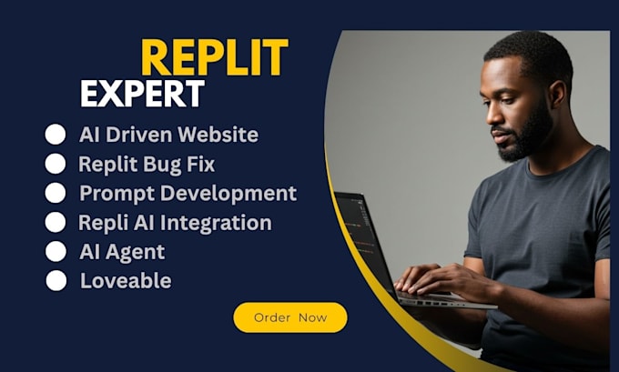Be your all in one replit ai agent loeavble prompt dev api integration and bolt by Isioma_28 ...