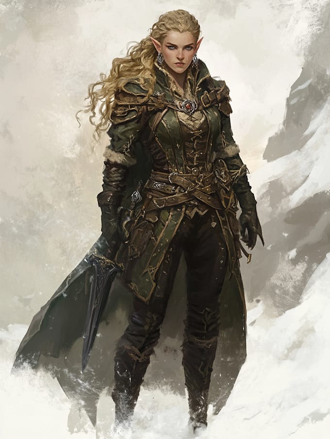 Draw your character illustration by Rileighbower | Fiverr