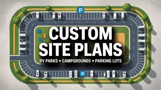 Design 2d and 3d site plans for parking lots, rv parks, and campgrounds ...