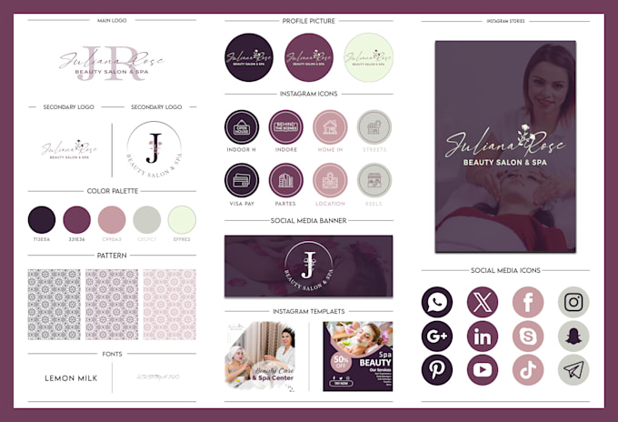 Design signature logo and branding kit and social media kit by ...
