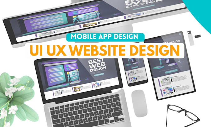 Website figma landing page ui ux design for mobile app by Mary_nu | Fiverr
