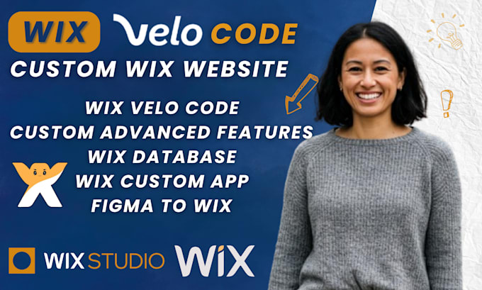 Wix velo code custom advanced features wix database wix custom app figma to wix by Webiley | Fiverr