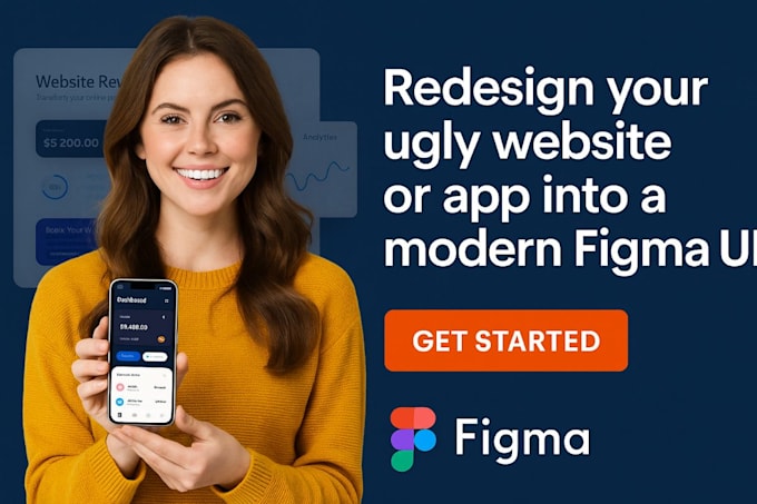 Redesign your ugly website or app into modern figma ui by Sam_figma678 | Fiverr