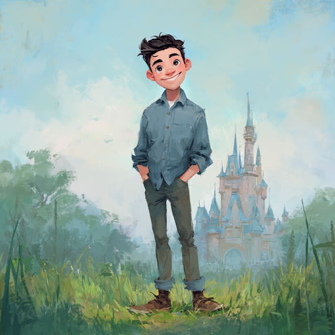 Make cartoon character portrait in disney style by Xekuin482 | Fiverr