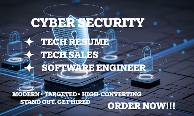 Write professional resume for it, cybersecurity, software engineer, tech sales by Amanda_877 ...