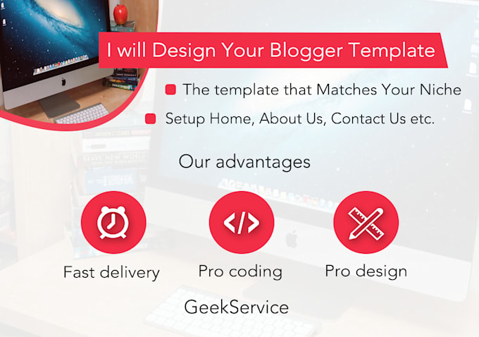 Professionally design, or customize your blogger template by ...