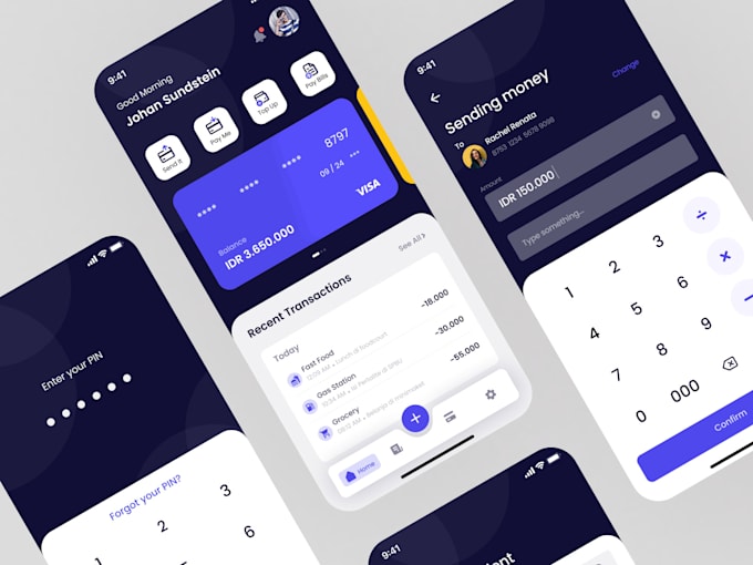 Develop a custom money transfer, loan payment or neobank app by Royce ...