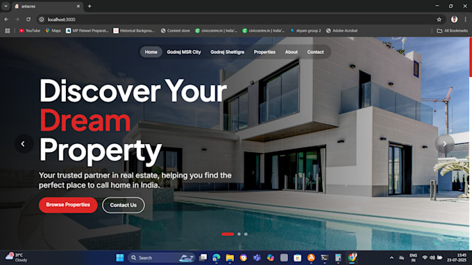 Develop a responsive website using react and tailwind by Ganeshgsg | Fiverr