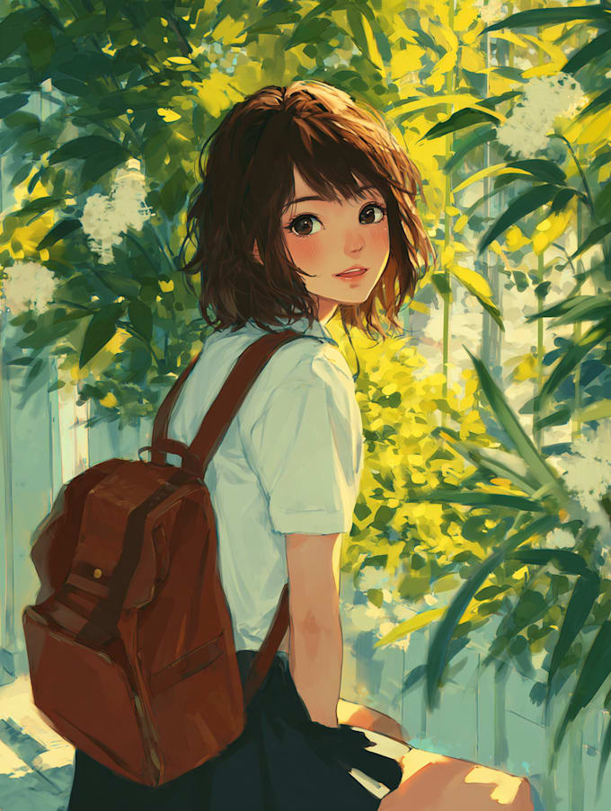 Draw anime, original character, pfp or avatar by Sophiaarrett | Fiverr