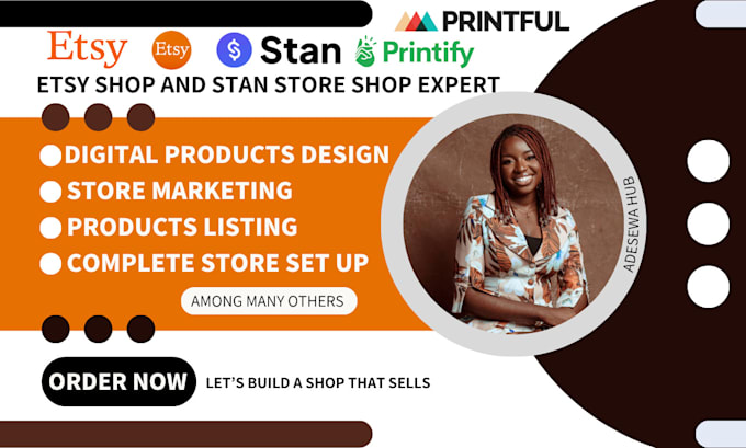 Etsy shop set up, stan store, etsy shop digital products, etsy listings ...