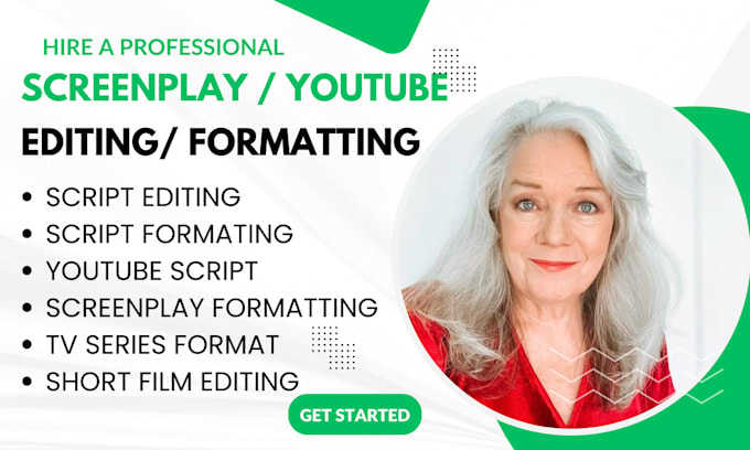 Revise script editing, rewriting and feedback for screenplay, youtube script by Morgan_smi | Fiverr