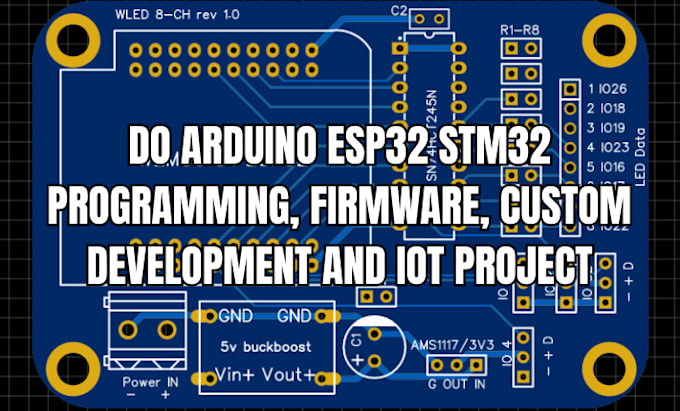 Do Arduino Esp32 Stm32 Programming Firmware Custom Development And