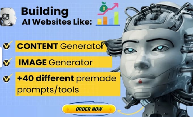 Build saas ai chatbot, ai web app, ai image generator, ai companion app by Bruceleejackie | Fiverr
